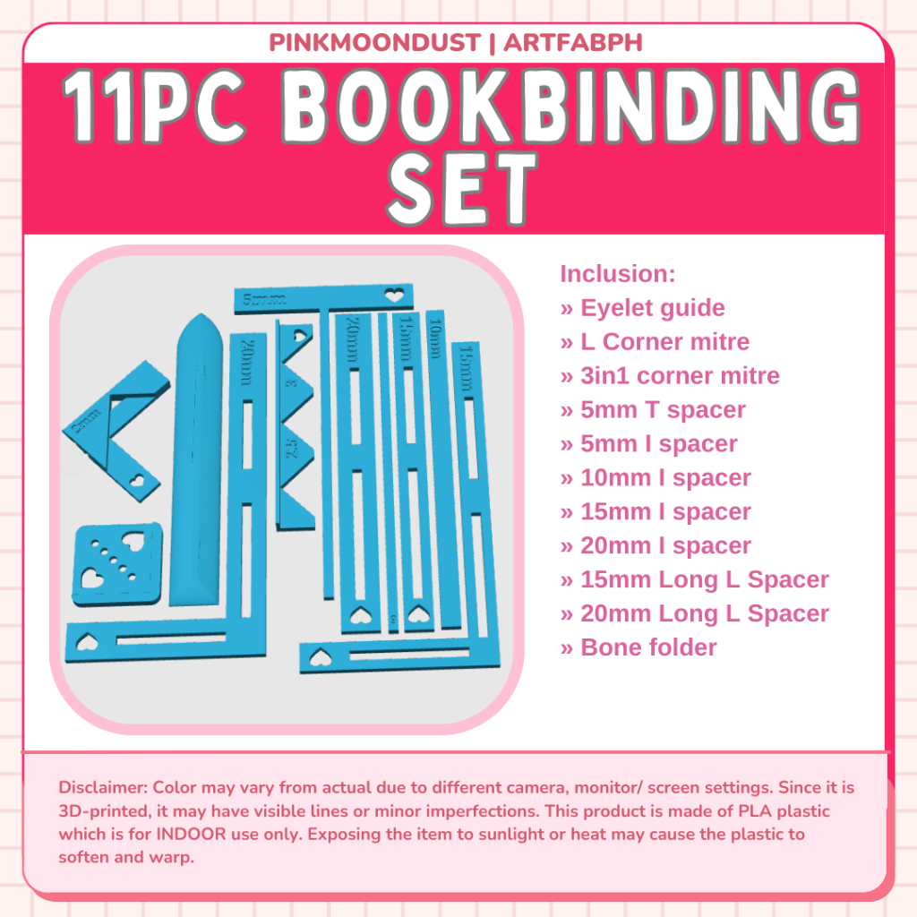 11-piece Bookbinding Set | Bookbinding Guide | Shopee Philippines