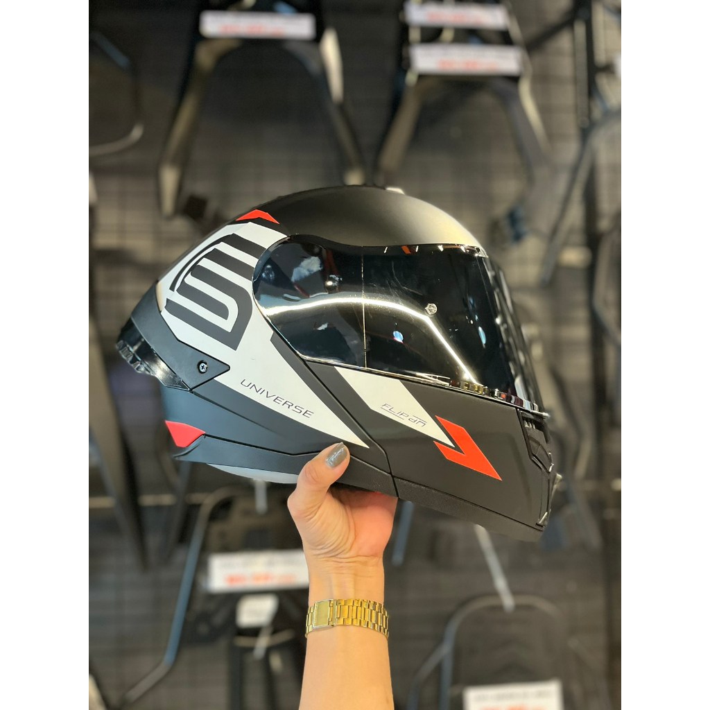 SEC UNIVERSE-2023 MODULAR FLIP UP HELMET DUAL VISOR | Shopee Philippines