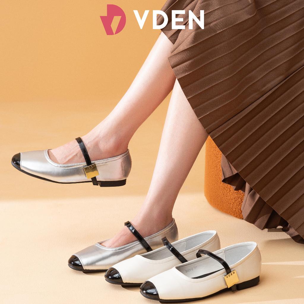 VDEN Fashion Elegant Buckle Single Flat Square Toe Shoes 0.5INCH/1.4CM ...