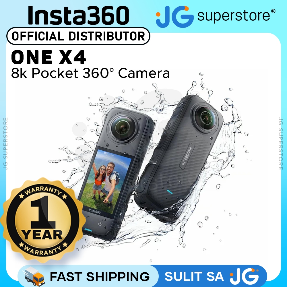 Insta360 X5 / X4 / ONE X3 Pocket 8K UHD 360° Waterproof Action Camera ...