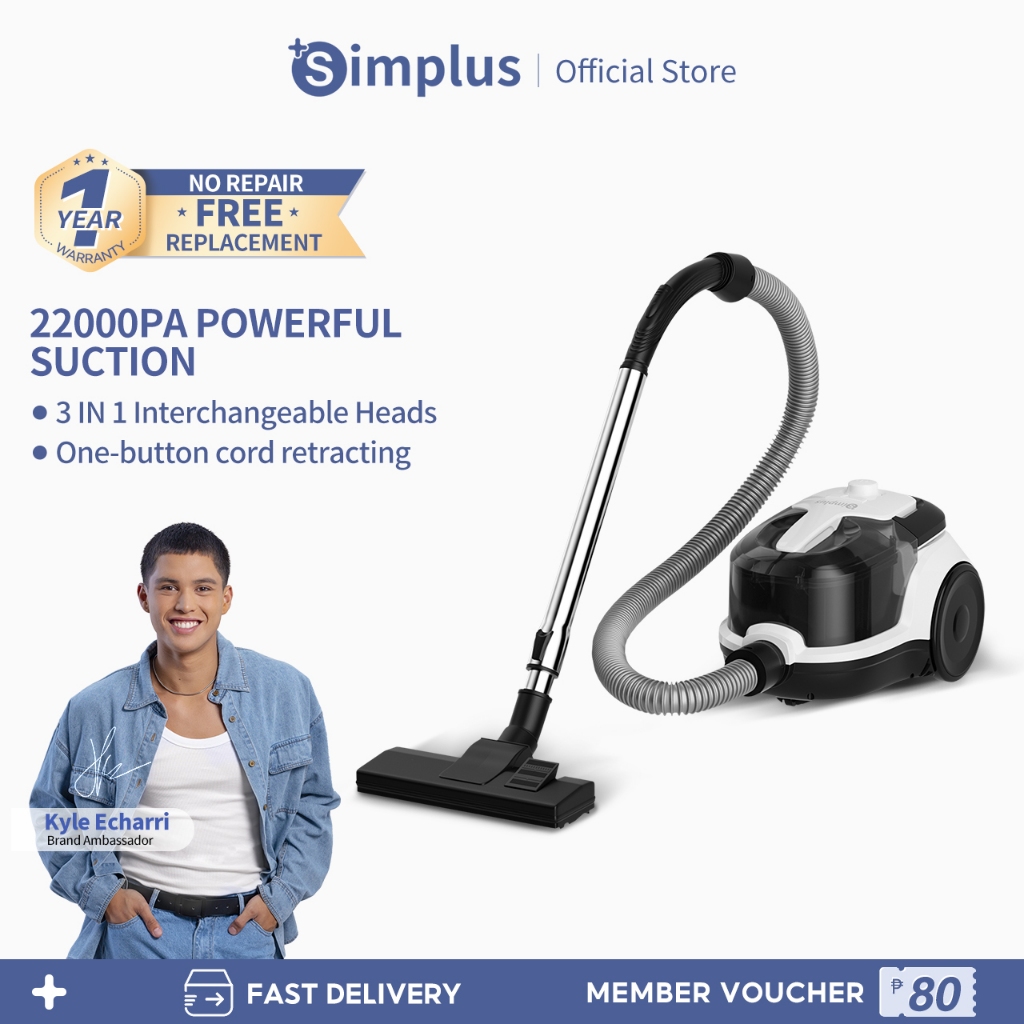 Simplus Vacuum Cleaner 22000pa Ultra-Powerful Suction 1.2L Large Dust ...