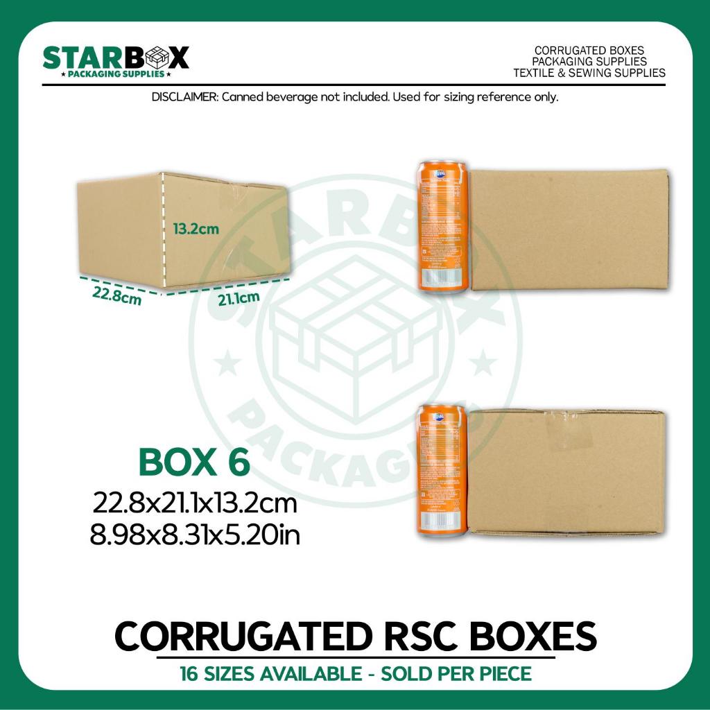 Starbox (16 Sizes Available) Corrugated Box RSC Box Shipping Box ...