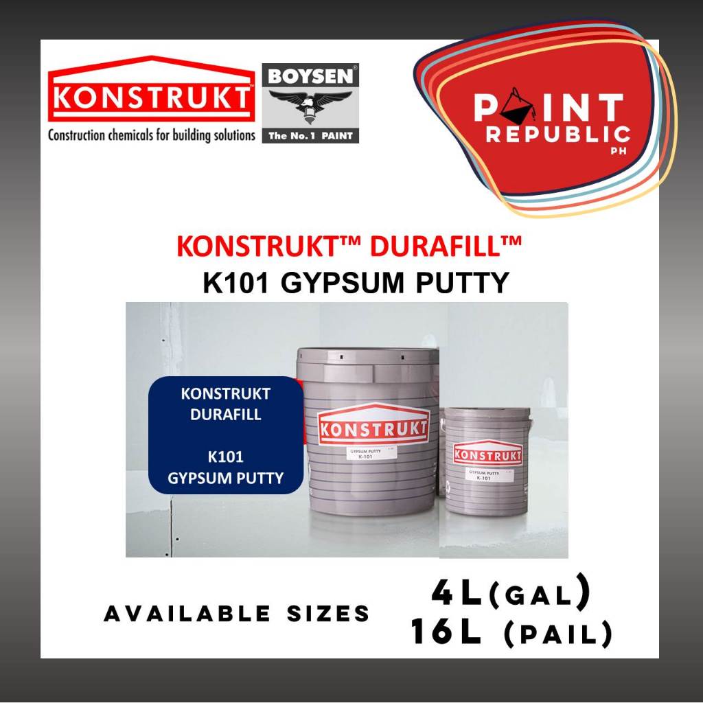BOYSEN KONSTRUKT K101 Durafill Gypsum Putty | Shopee Philippines