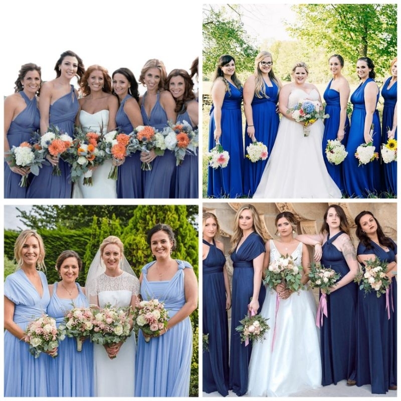 touch of blue infinity dress for bridesmaid wedding | Shopee Philippines