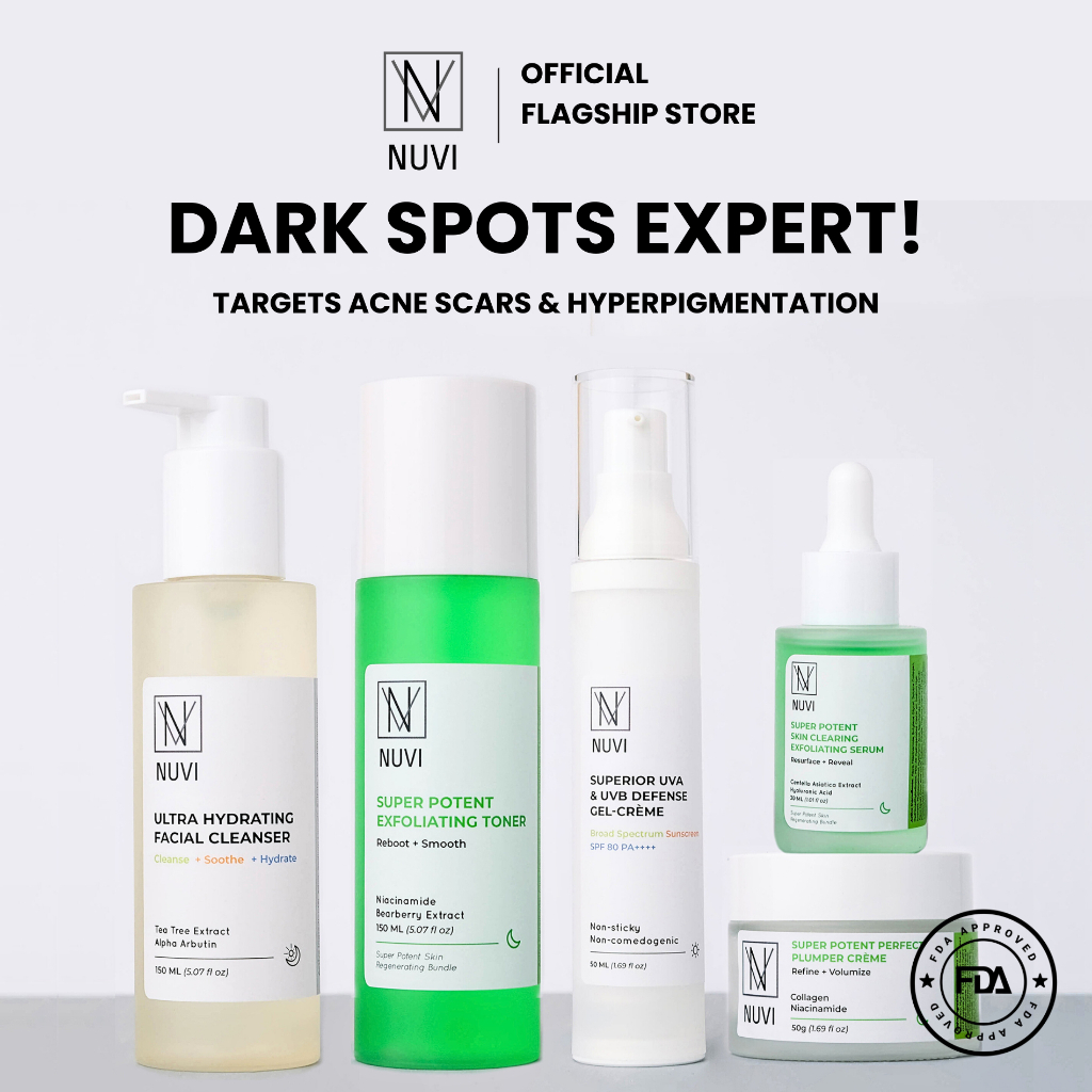 NUVI Super Potent Skin Regenerating Bundle - Big Size [Dark spots ...