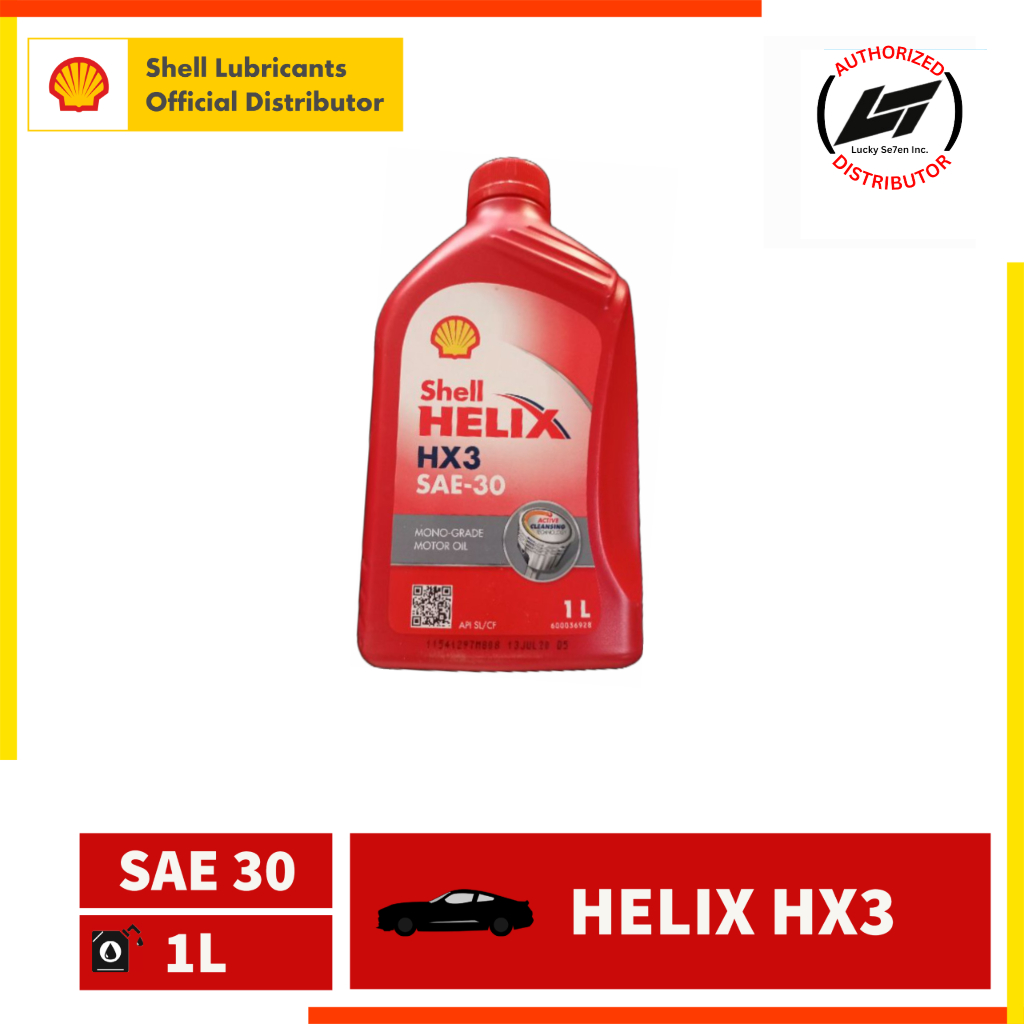 Shell Helix HX3 30 1L | Shopee Philippines