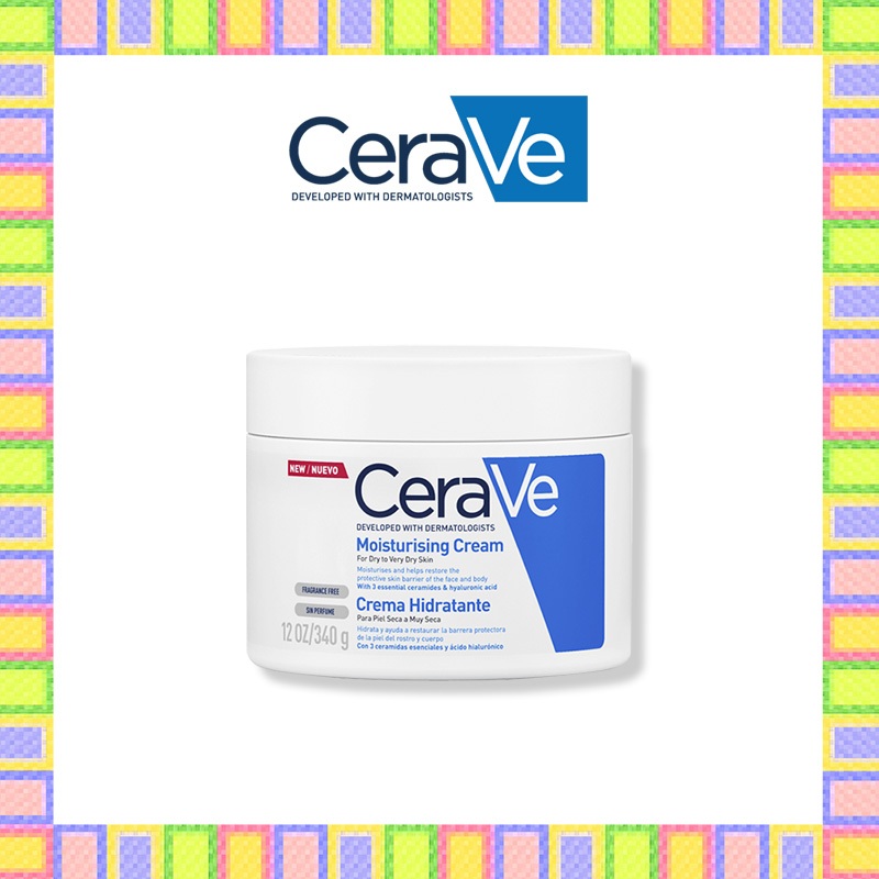 CeraVe Moisturizing Cream 454g Moisturizer for face and body Baume ...