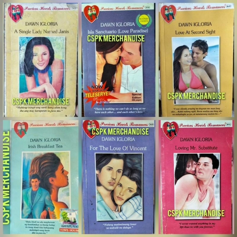 C8 DAWN IGLORIA COLLECTION OLD/ ORIGINAL COPY TAGALOG ROMANCE ...