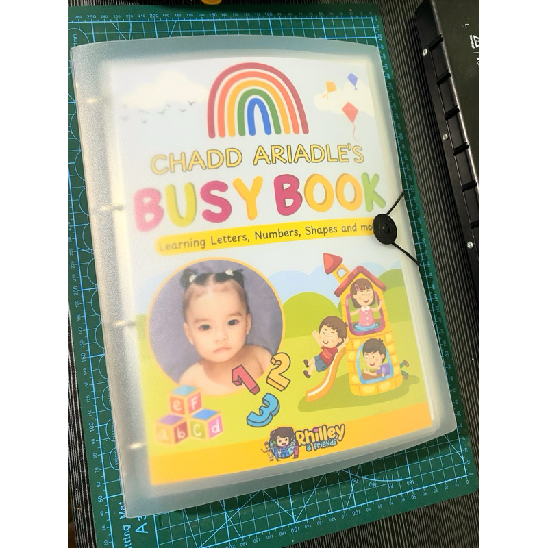 Busy Book for Kids and Toddlers Personalized | A4 Size | Laminated ...