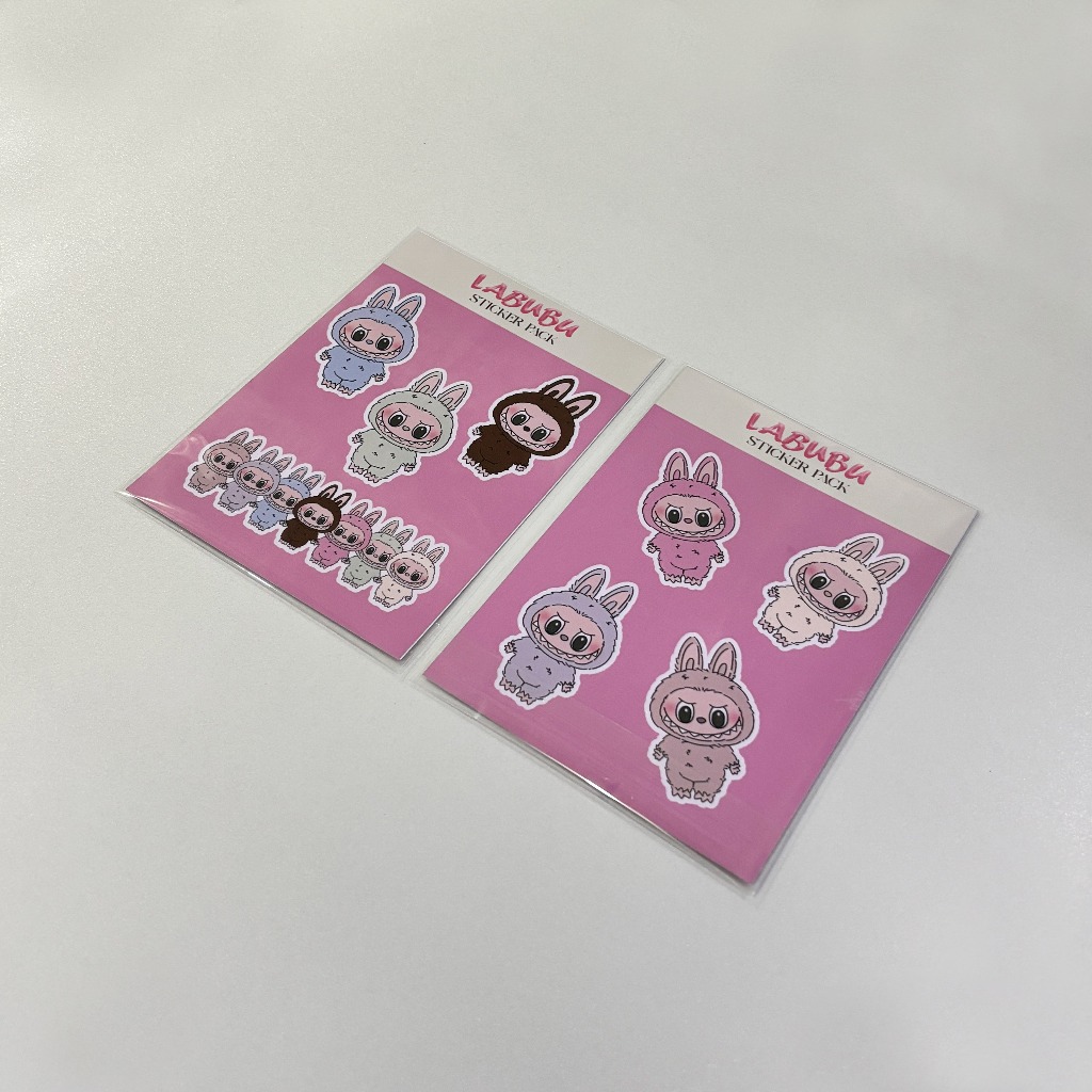 POPMART LABUBU FAN ART STICKER PACK | Shopee Philippines