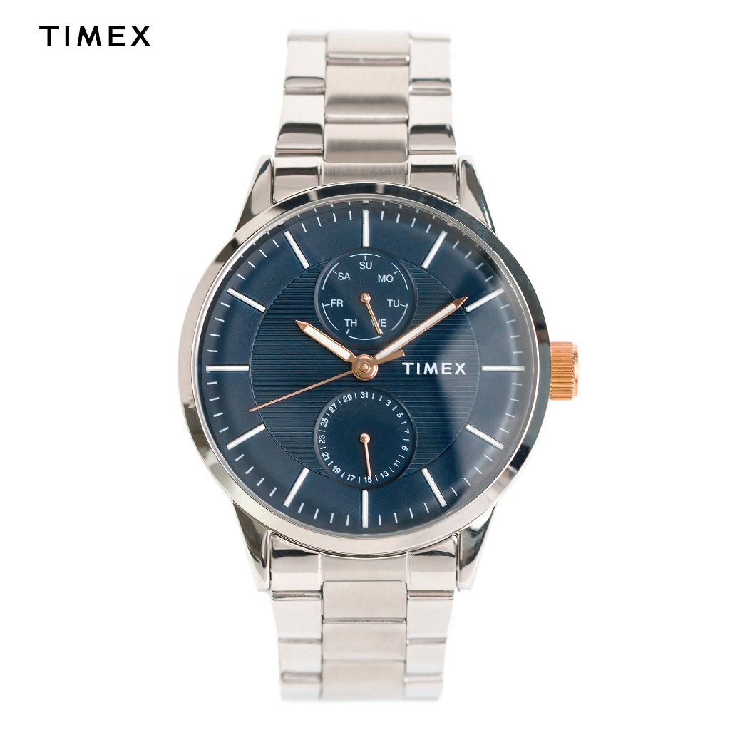 Timex G199 Series Silver Stainless Steel Analog Watch For Men ...
