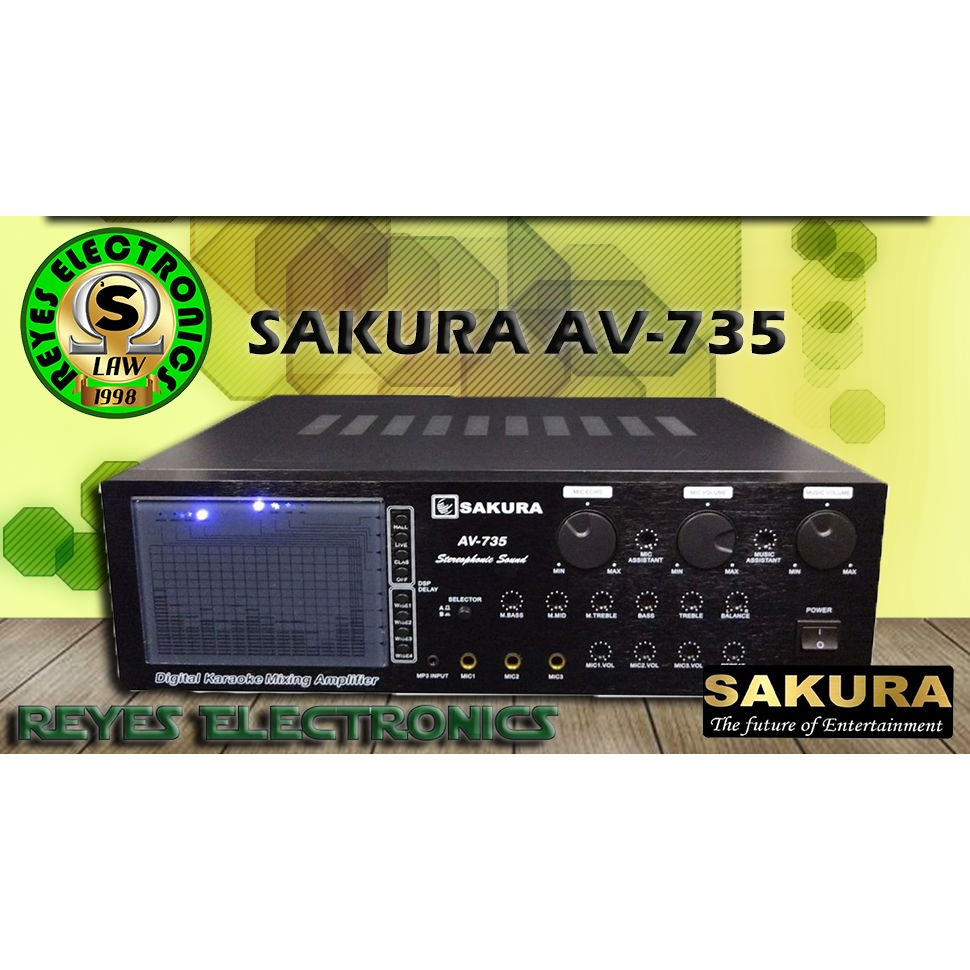 Sakura VA-735 Amplifier (Original) | Shopee Philippines