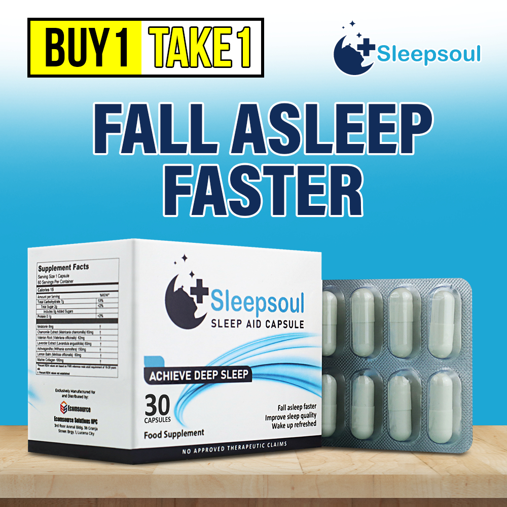 Sleepsoul Sleep Aid Capsule 30 and 10 Capsules | Shopee Philippines