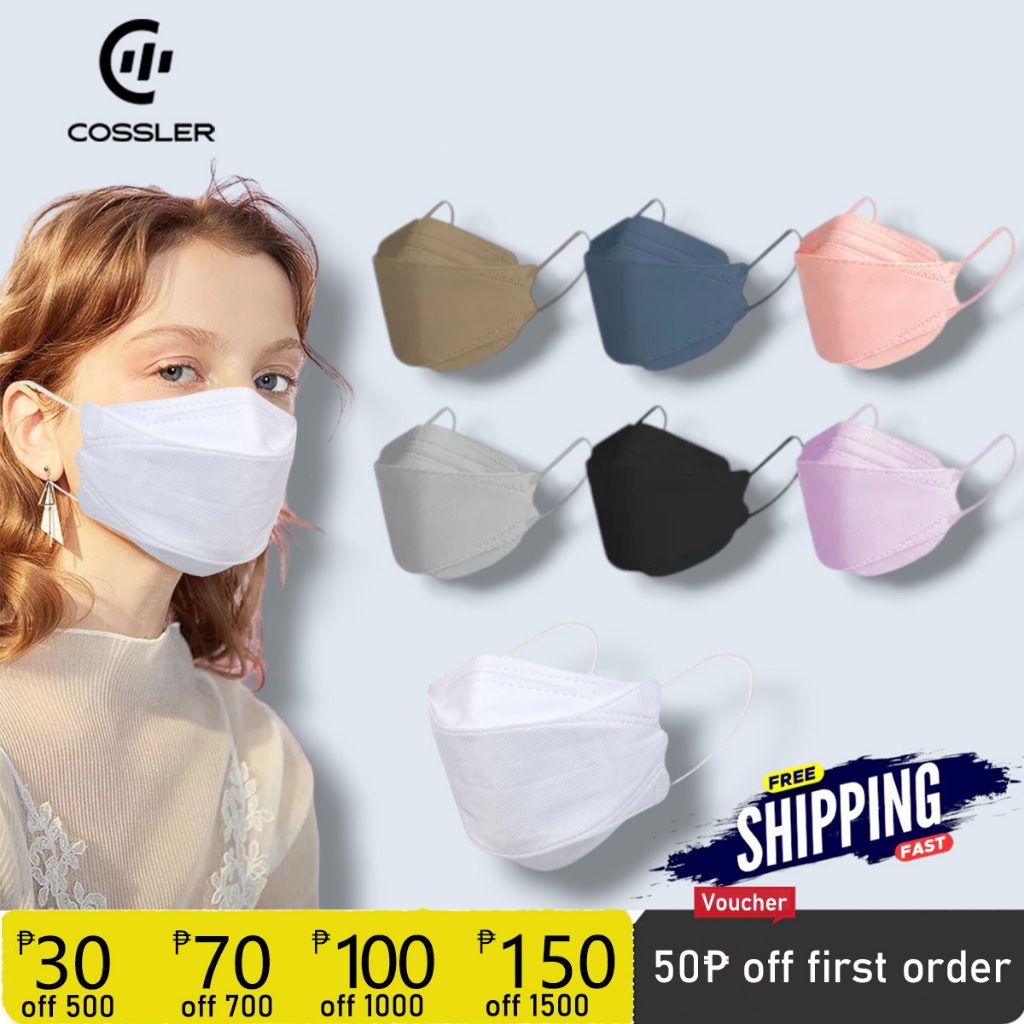Cossler 50Pcs KF94 Mask Korean Style Face Mask KF94 Mask Korea Adults ...