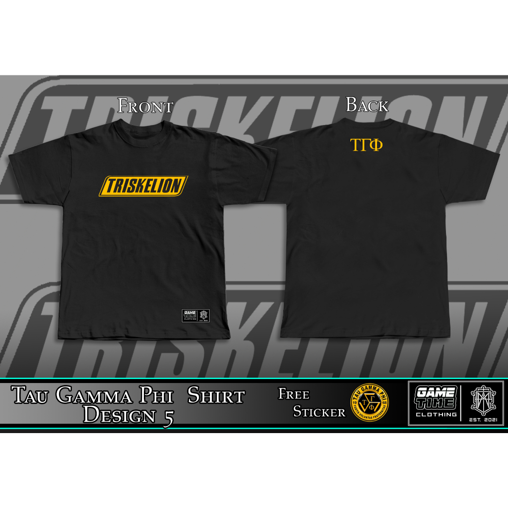 Tau Gamma Phi (DESIGN#5) with free Sticker ONLY DTF PRINT | Shopee ...