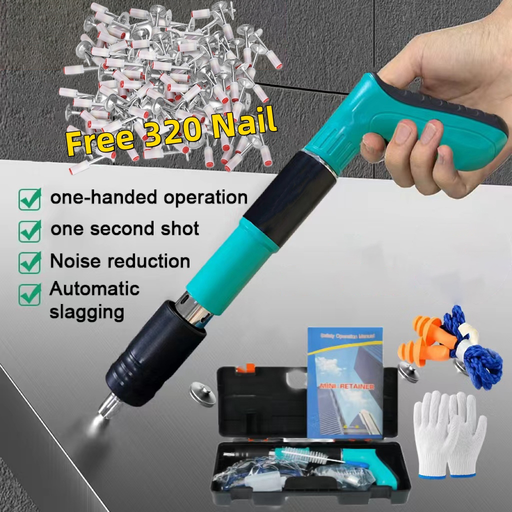 Steel Nail Gun Cordless Tufting Gun Rivet Gun Tool Ceiling Artifact ...
