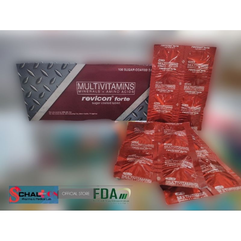 REVICON FORTE ( Multivitamins + Minerals + Amino Acid) sugar coated ...