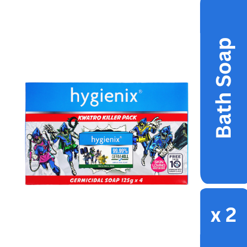 Hygienix Germ Fighting Four Soap Pack 125g, Bundle of 2 | Shopee ...