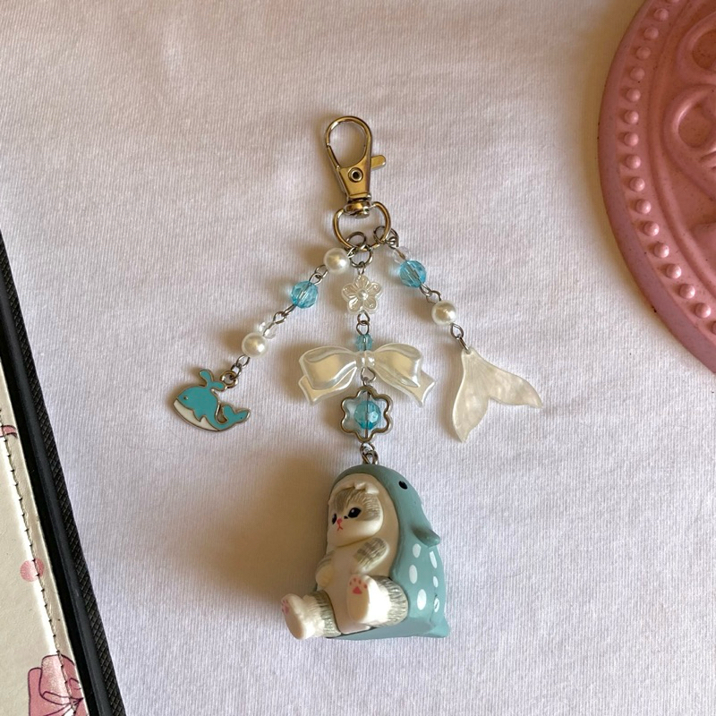Mofusand Sea Creatures Keychain | Mofusand Cat | Phone Charm | Bag ...