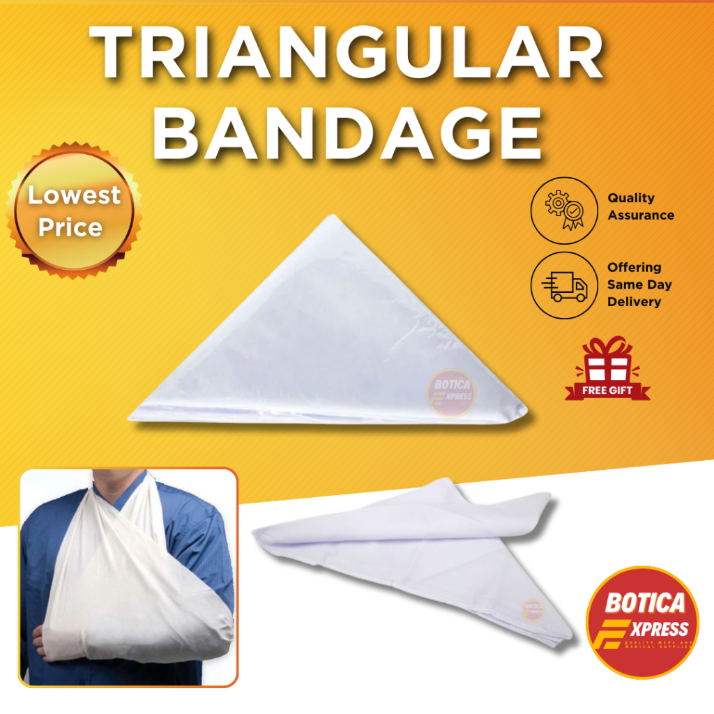 Triangular Bandage Cloth (White) | Shopee Philippines