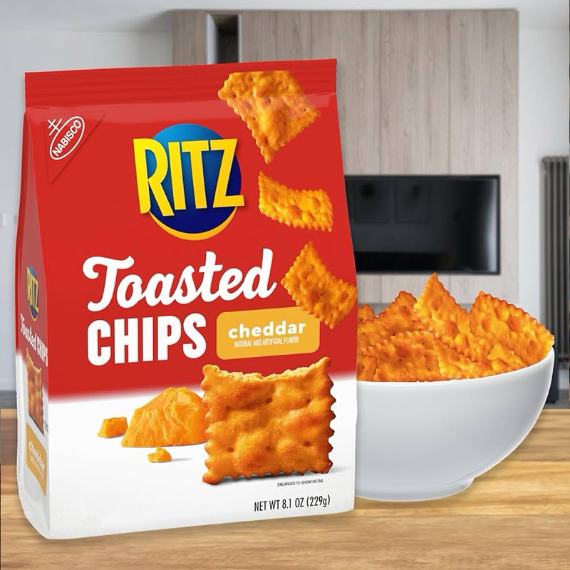 RITZ Toasted Chips Cheddar Crackers | Shopee Philippines