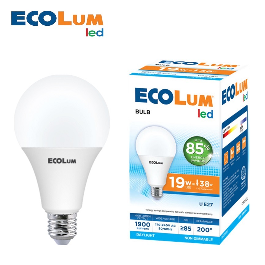 ECOLUM DAYLIGHT LED BULBS ORIGINAL | Shopee Philippines