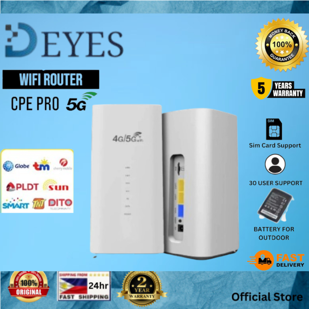 WiFi Router Sim Card Modem 4G/5G Pro CPE Original LTE Cat12 Up To 600Mbps 2.4G 5G AC1200 ET ...