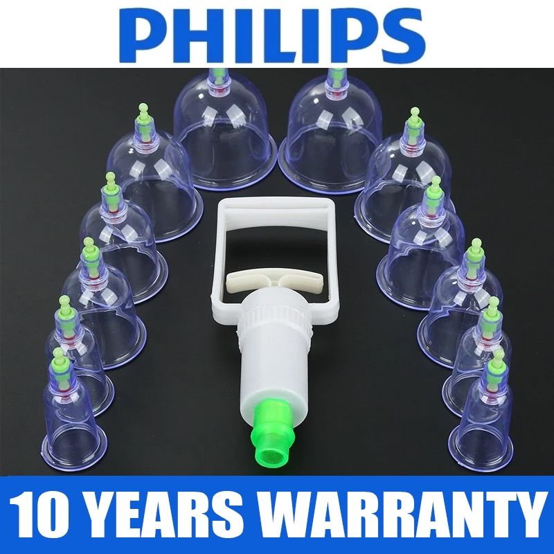 PHILIPS Traditional Ventosa Vacuum Cupping Therapy Body Medical Massage ...