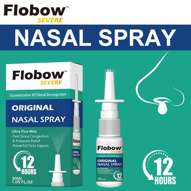 FLOBOW Original Nasal Spray – Fast-Acting Relief for Nasal Congestion ...