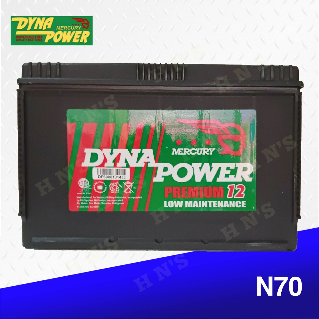 Dyna Power N70 3SM Premium Low Maintenance Automotive Battery | Shopee Philippines