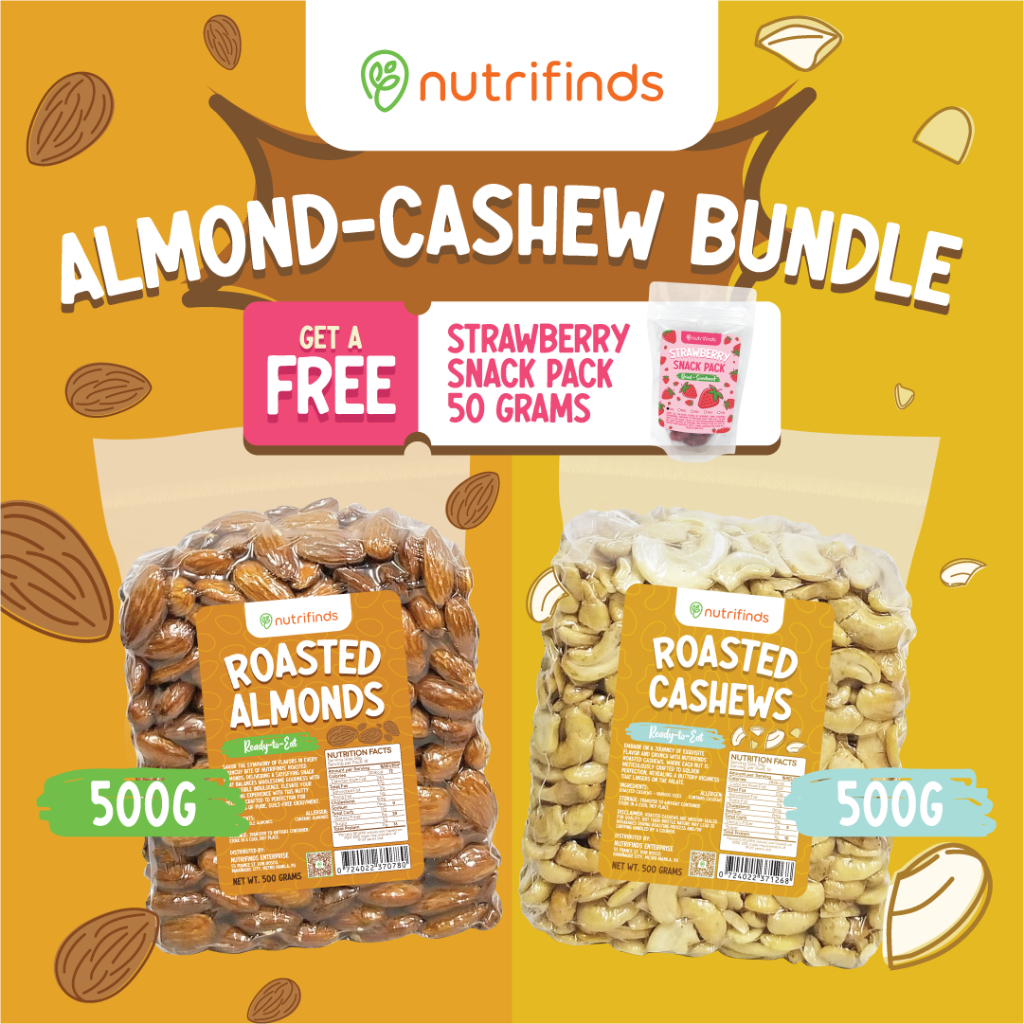 Nutrifinds® Roasted Whole Almonds - BULK | Shopee Philippines
