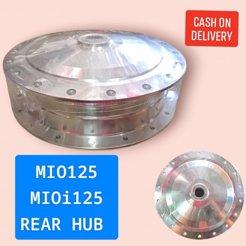 MIO 125/ MIOi 125 REAR HUB (CHROME PLATED) | Shopee Philippines