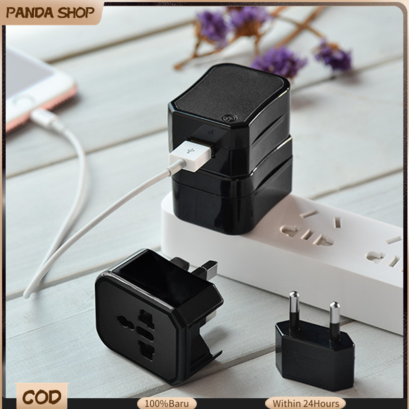 Universal Power Adaptor 3 In 1 Adaptor 3 Sockets Converter For Global ...