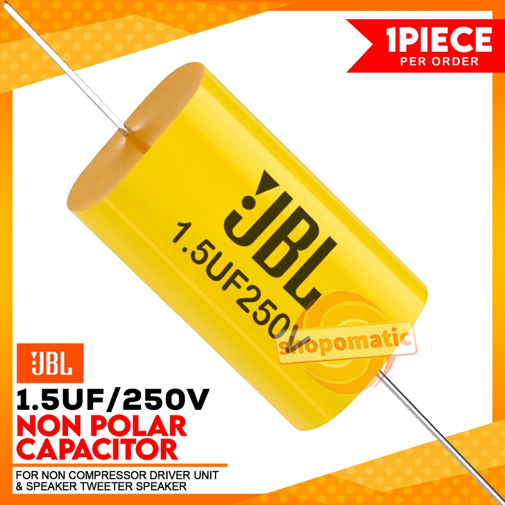 1.5UF/250V JBL Tweeter Capacitor Audiophiler Non Polar Capacitor for ...