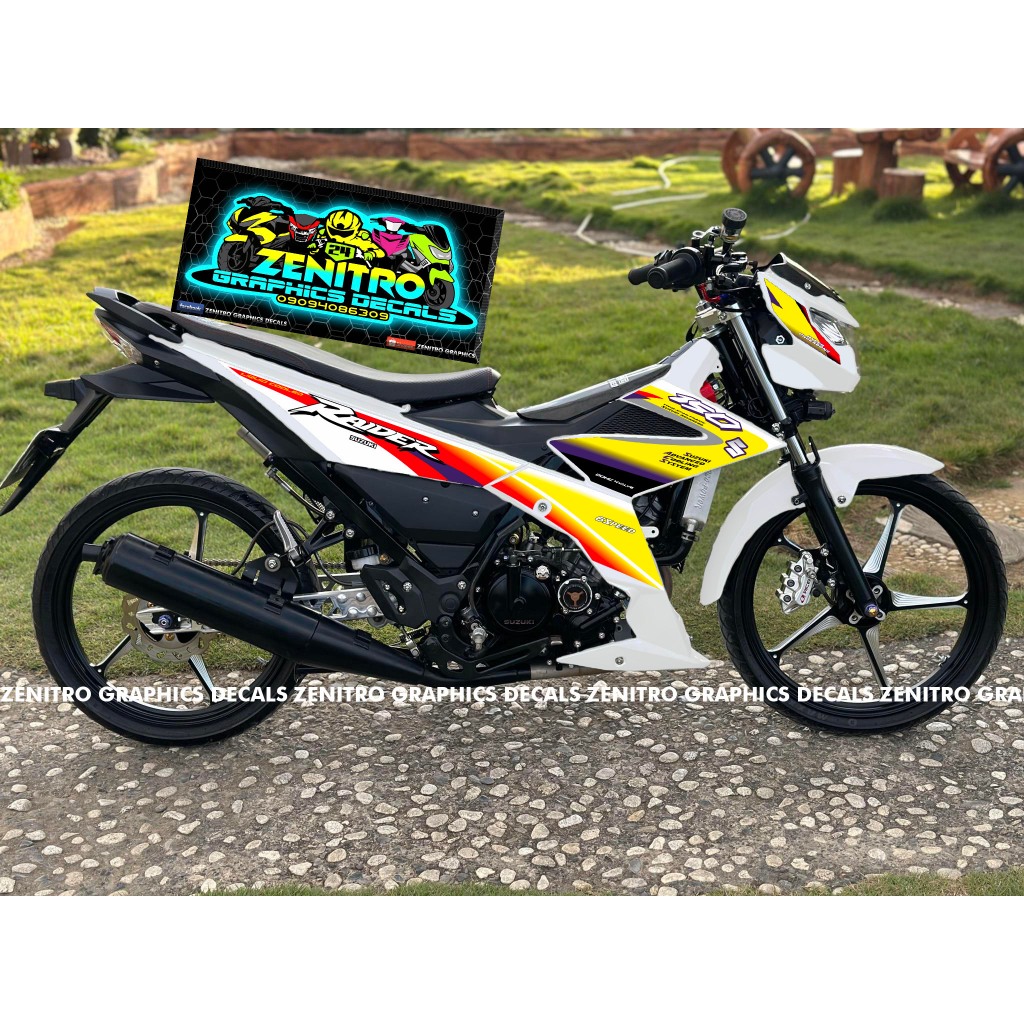 RAIDER R150FI LIMITED EDTION DECALS (ZENITRO GRAPHICS DECALS) | Shopee ...