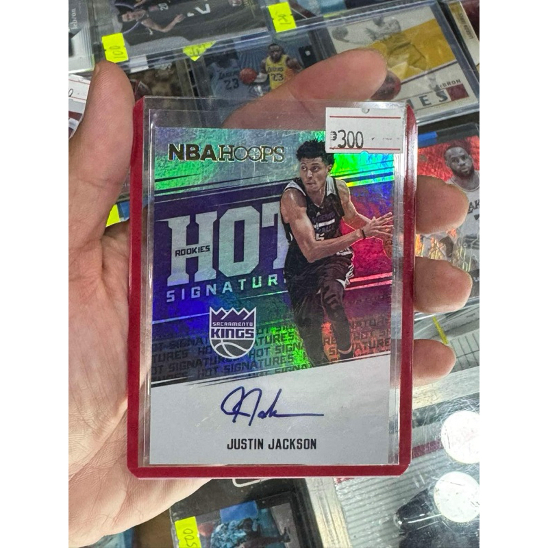 NBA Cards Hoops Autograph Justin Jackson | Shopee Philippines
