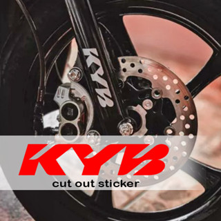 Front Shock KYB sticker 2pcs Front Shock Sticker Replacement Waterproof ...