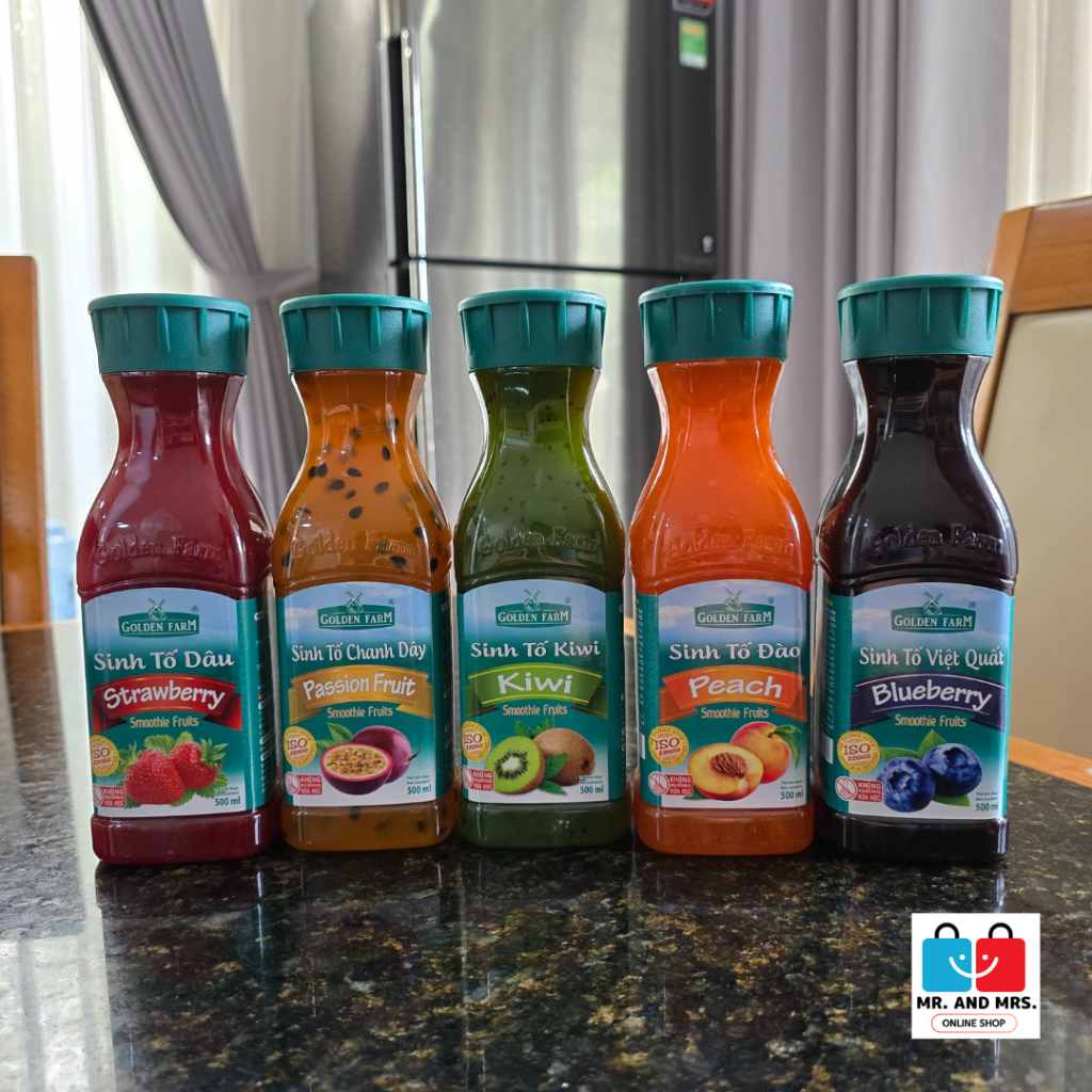 Golden Farm Fruit Smoothie Base Concentrate Syrup 500ml | Shopee ...