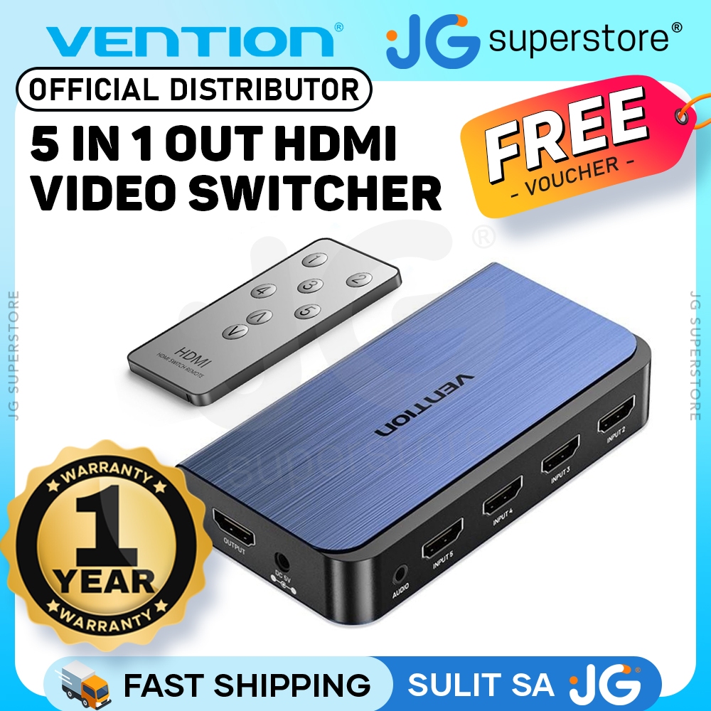 Vention 5 In 1 Out HDMI 2.0 4K Ultra High Definition HDMI Video ...