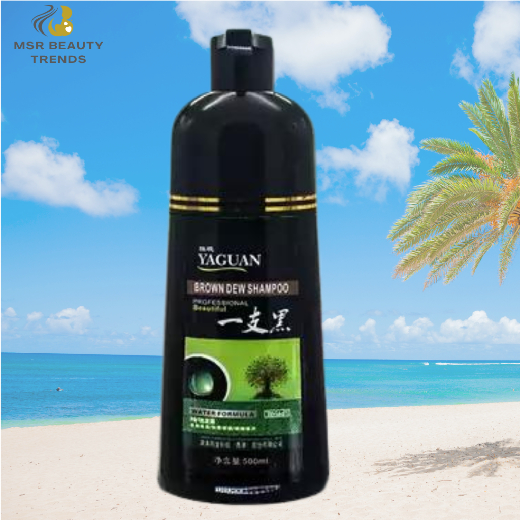 ORIGINAL BROWN DEW SHAMPOO WHITE HAIR INTO BROWN HAIR SHAMPOO / NO ...