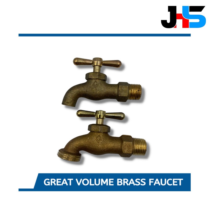 JHS EXCEL GREAT VOLUME Brass Faucet sold by 1pc | Shopee Philippines
