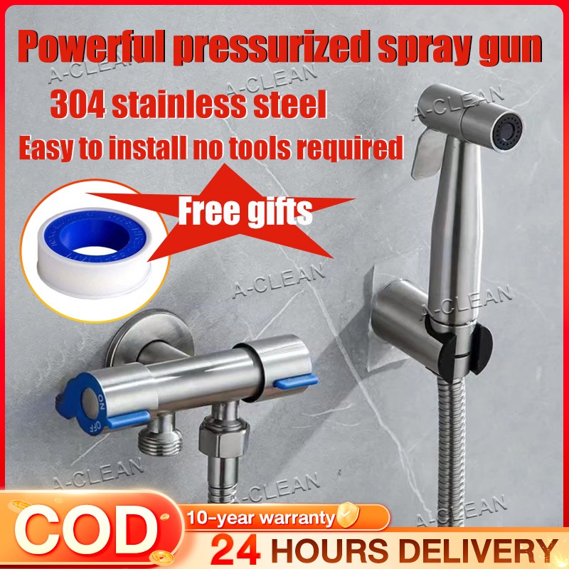 Bidet Set Stainless Steel 304 Heavy Duty Bidet Spray Set For Bathroom ...