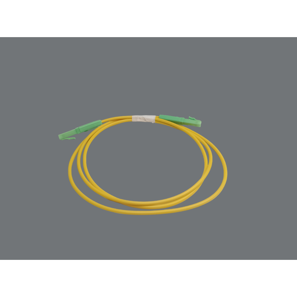 PC FIRST FIBER OPTIC QUICK CONNECTOR LC-APC to LC-APC GREEN SINGLE MODE ...
