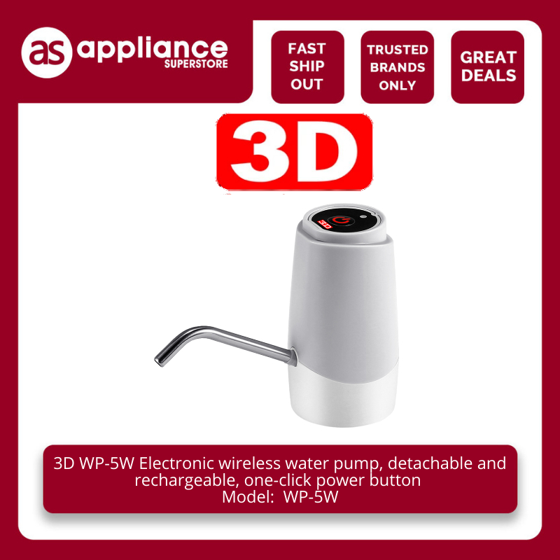 3D WP-5W Electronic wireless water pump, detachable and rechargeable ...