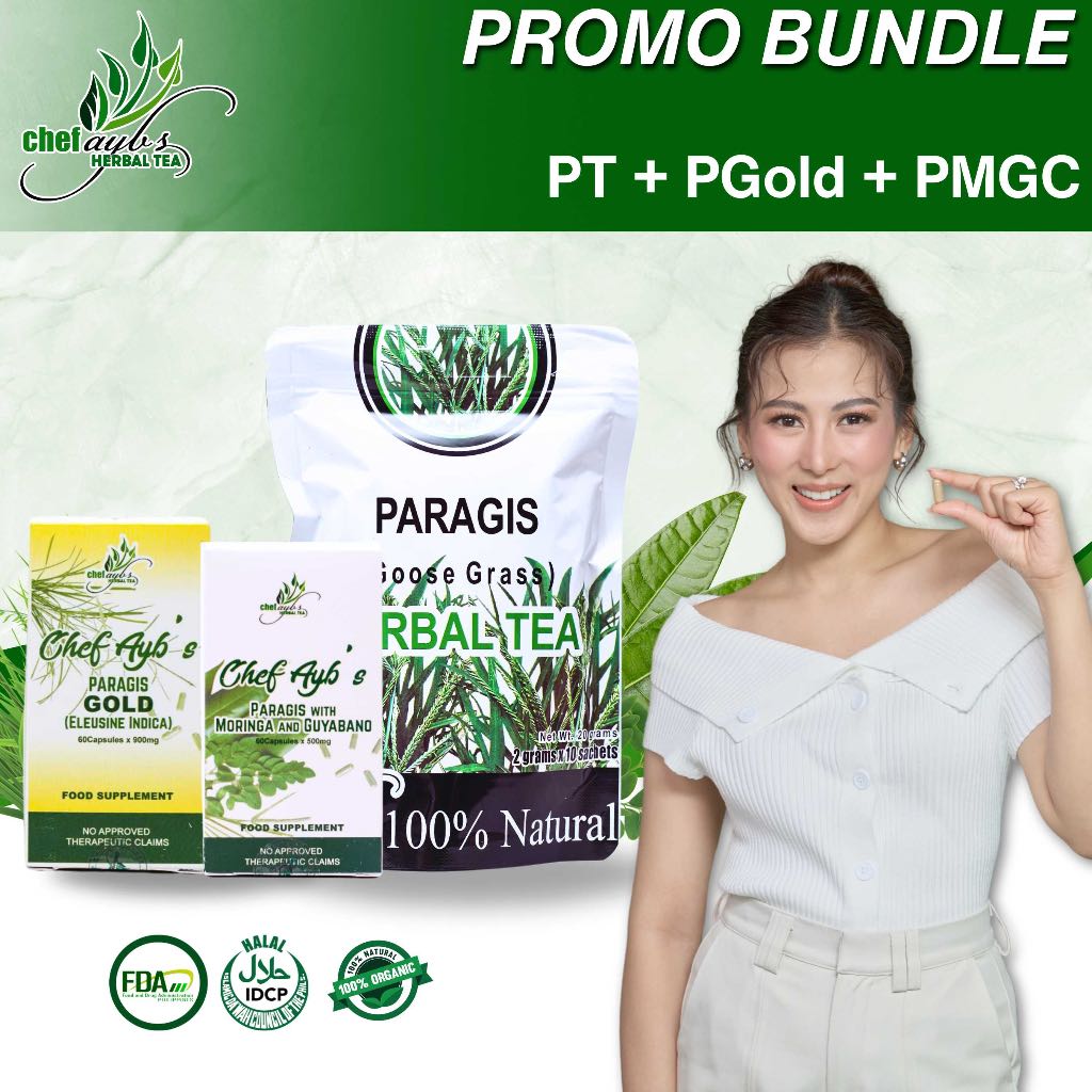CHEF AYB'S SUPER BUNDLE || 1 PARAGIS TEA, 1 PARAGIS WITH MORINGA AND ...