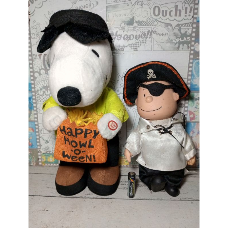Snoopy Peanut Stuff Toys Set (Not Working electronics) | Shopee Philippines