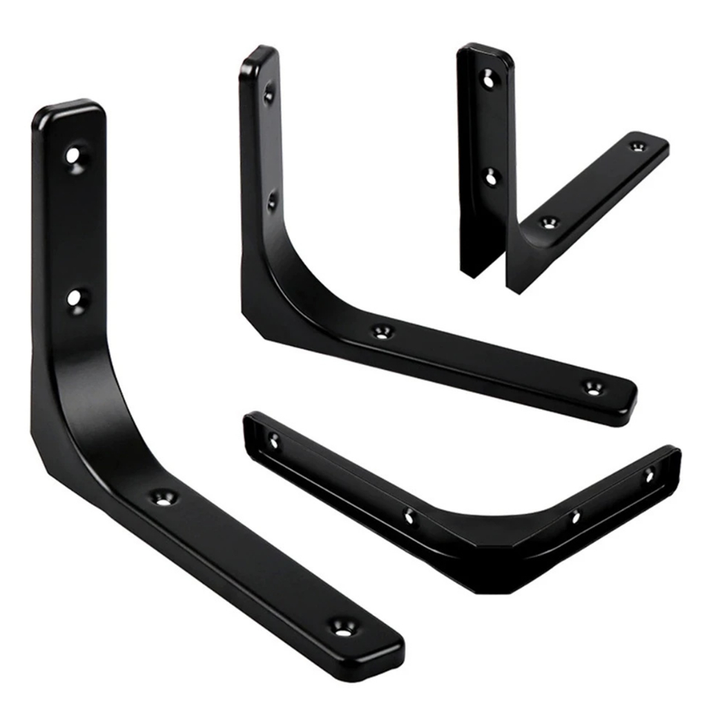 Various sizes Shelf Bracket Wall L-shaped Fixed Bracket Shelf Support 6 ...
