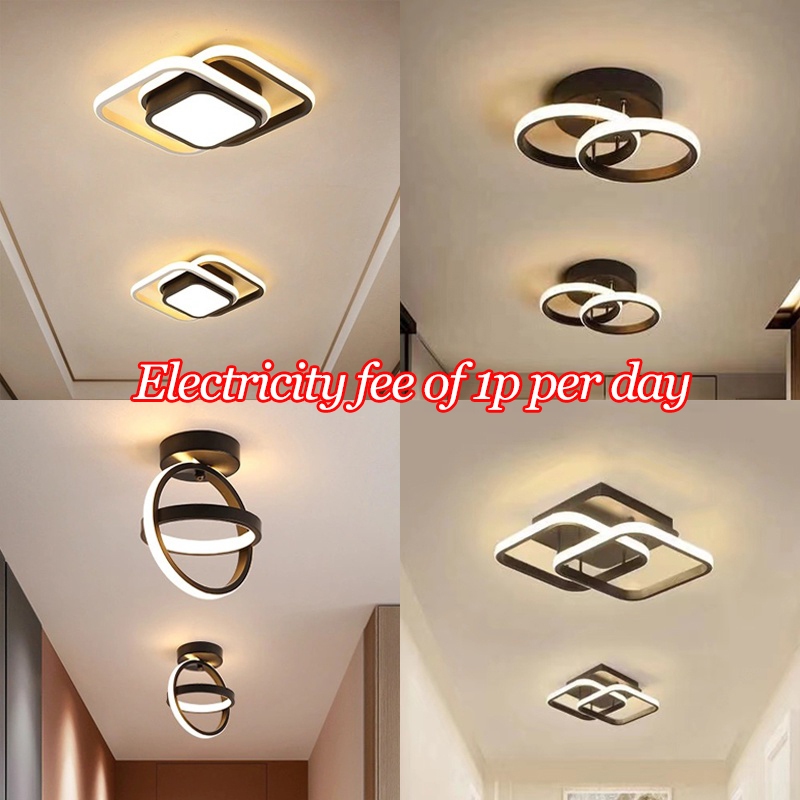 YHLAMP Led Ceiling Light Tri Color Center Light Nordic Ceiling Lights ...