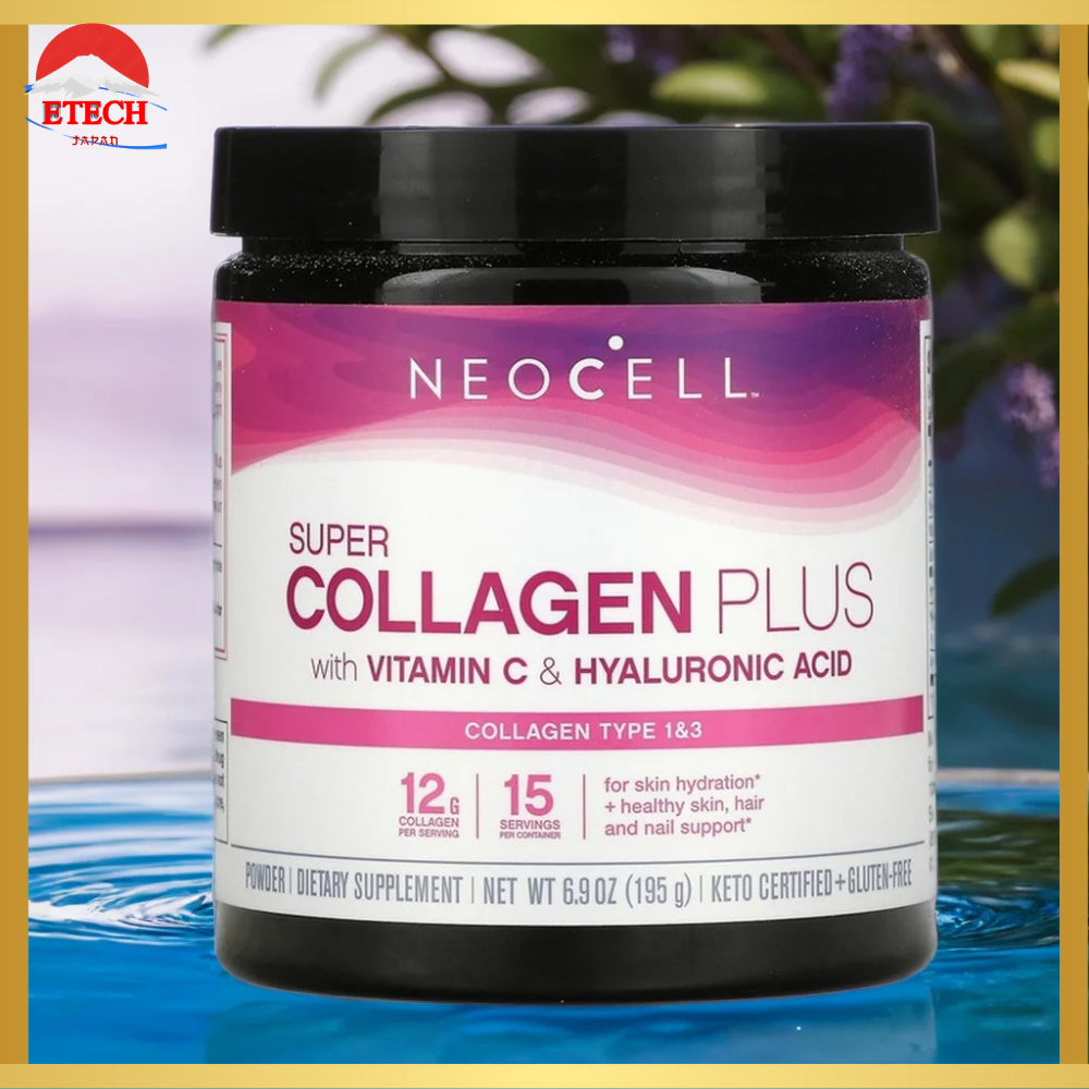 Neocell Super Collagen Plus with Vitamin C & Hyaluronic Acid 6.9 oz ...