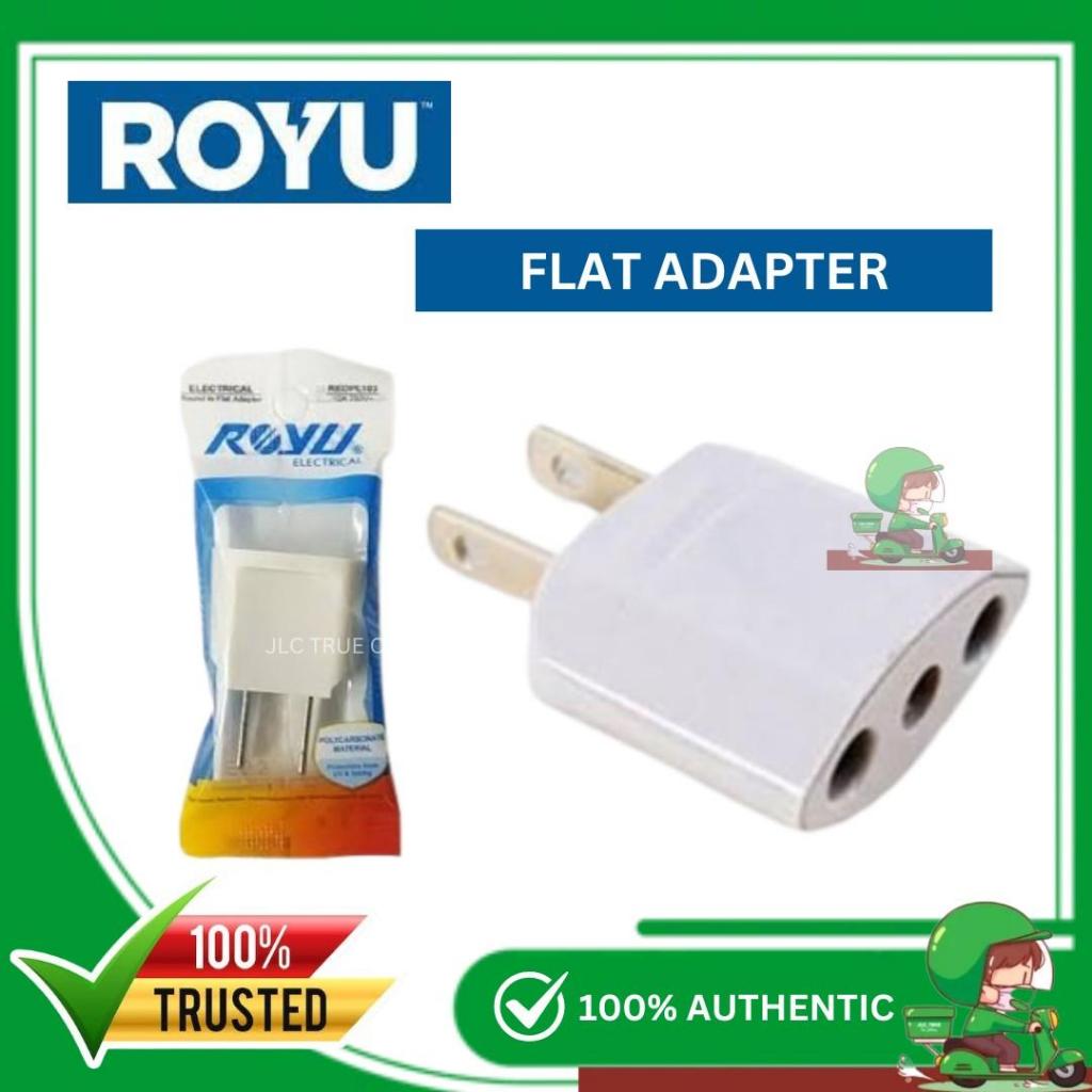 Royu Round flat adapter redpl103 plug Saksakan | Shopee Philippines